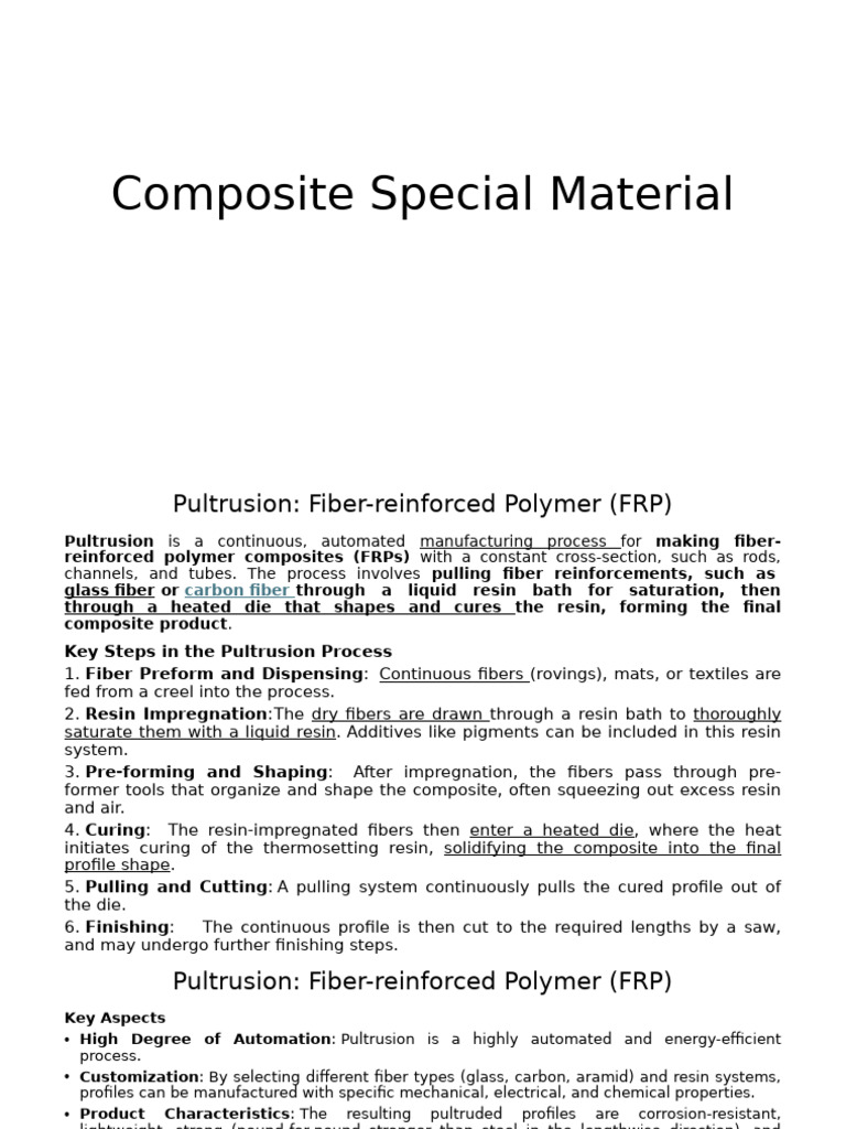 Composite Material (Teacher Lecture) | PDF | Composite Material | Fibre ...