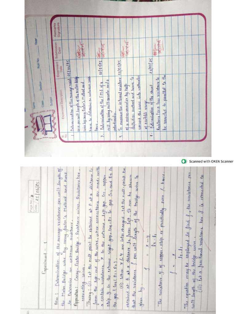 Physics Practical Copy (1) - Compressed | PDF