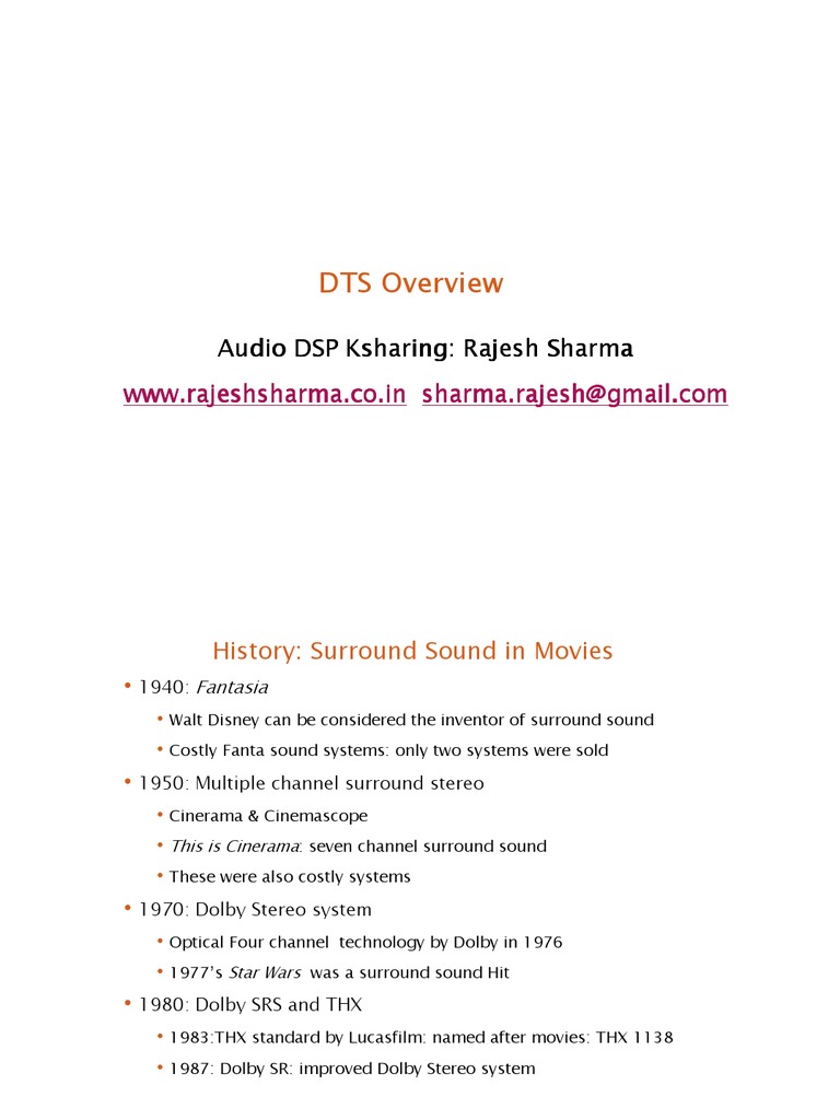 DTS Audio Compression Guide | PDF | Codec | Data Compression