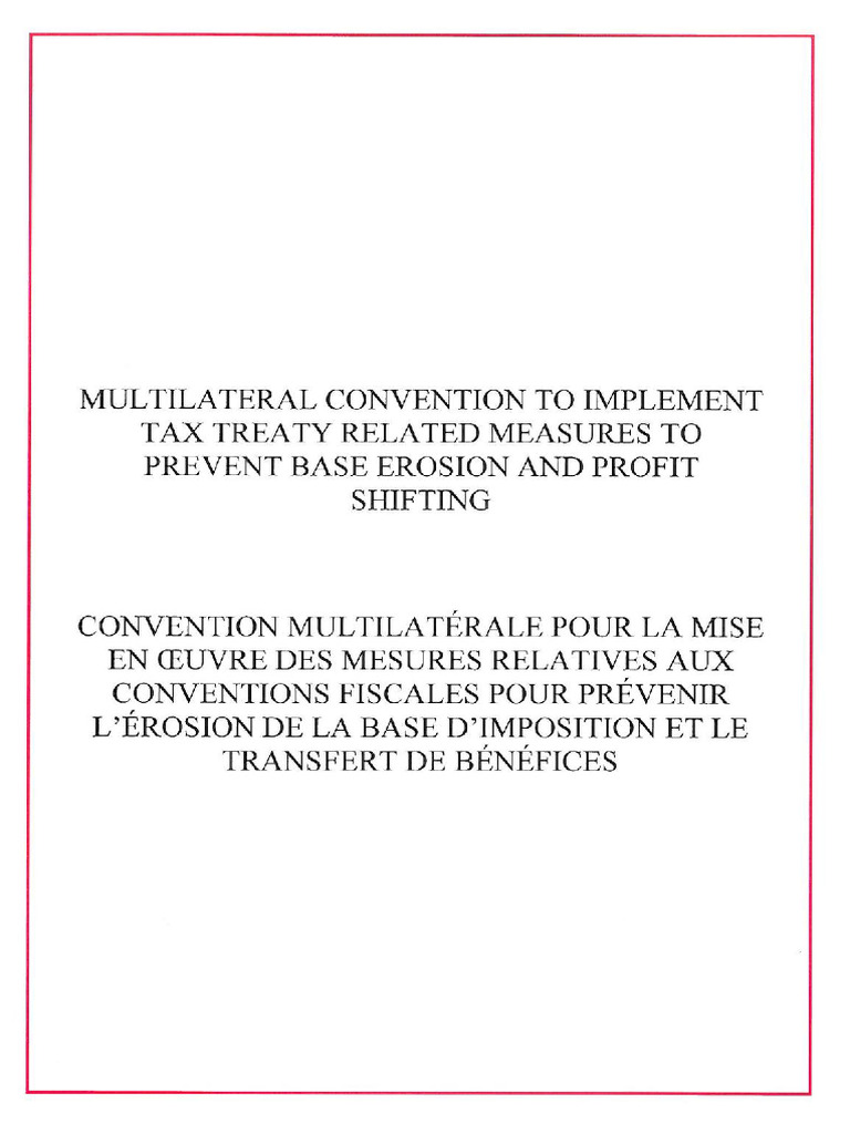 PERPRES 77 Tahun 2019 - Multilateral Convention To Implement Tax Treaty ...