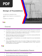 Transmission Line Foundations | PDF | Foundation (Engineering ...