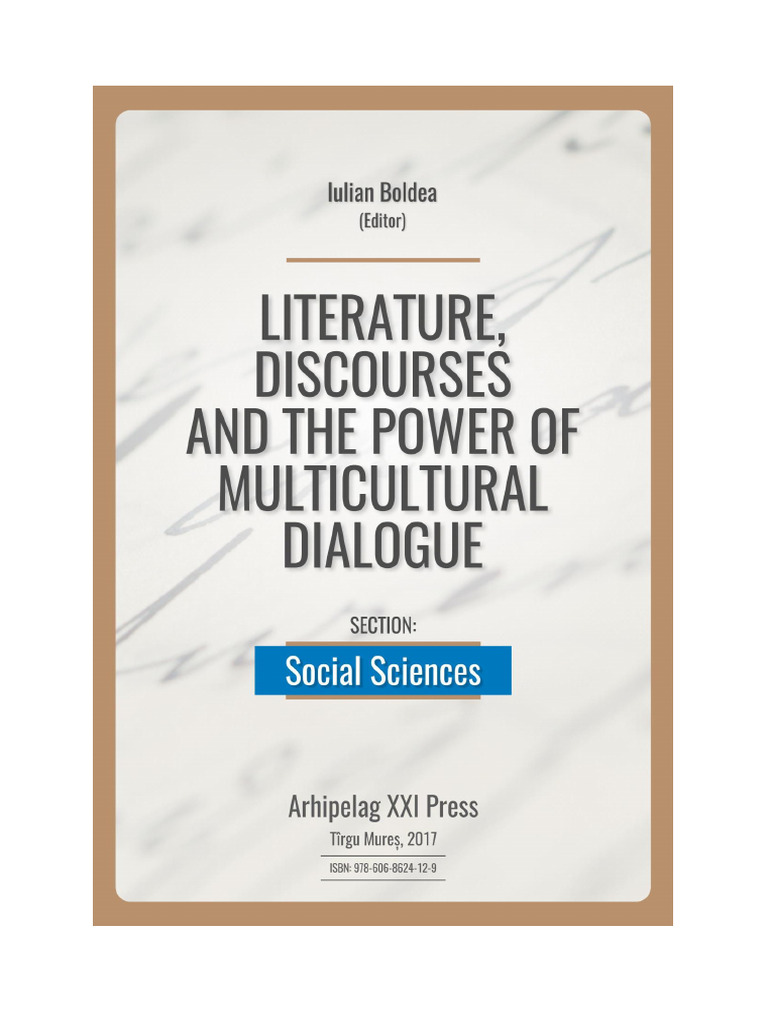 Literature, Discourses and The Power of Multicultural Dialogue. Social ...