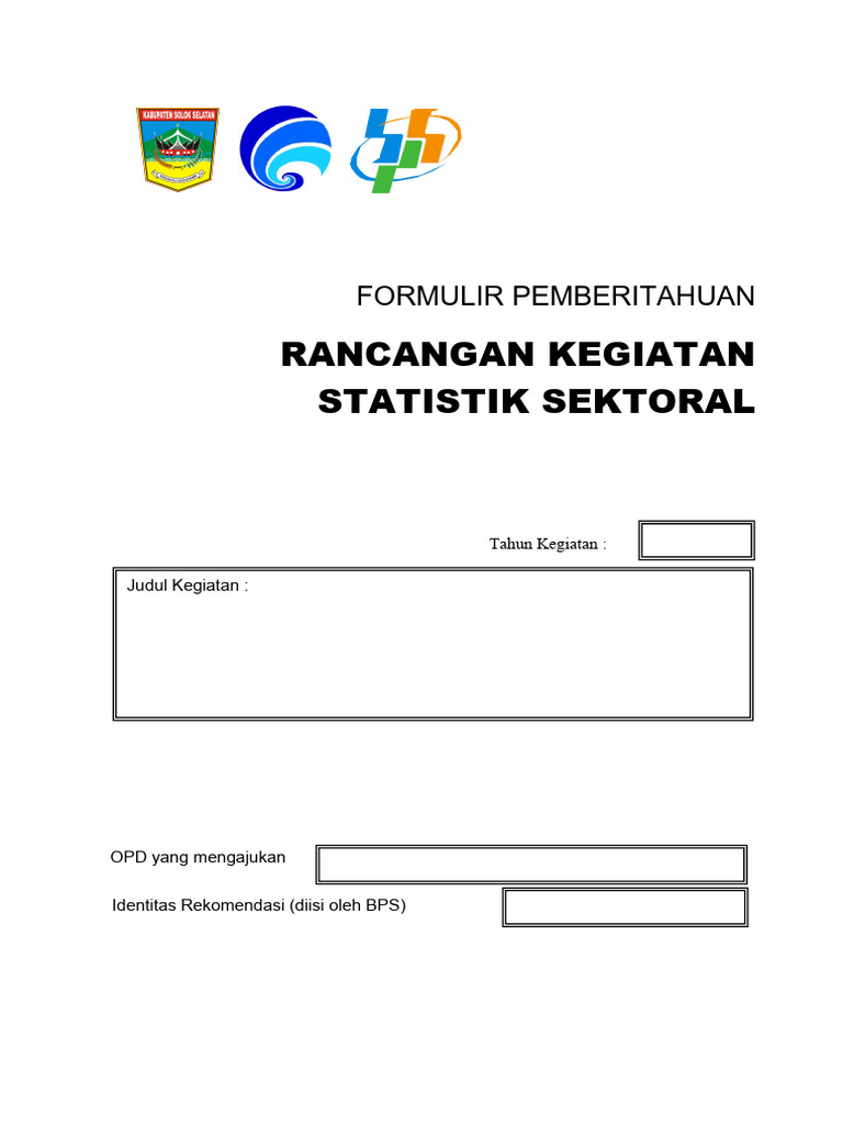 Pedoman Pengisian FS3 Kuesioner Statistik | PDF
