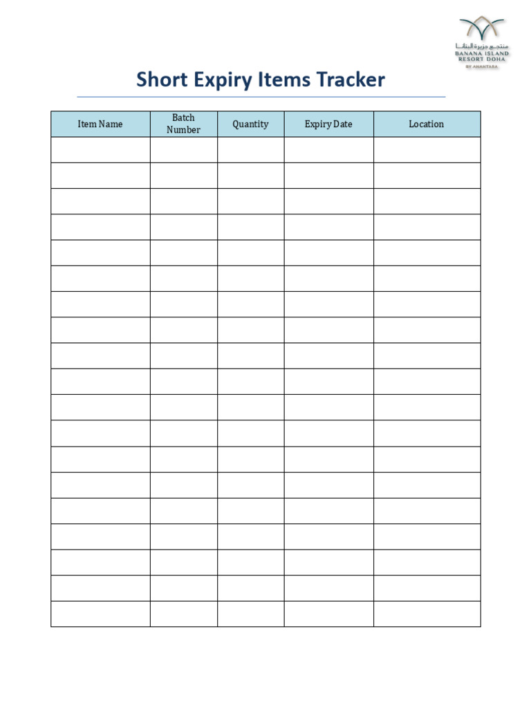 Short Expiry Items Tracker | PDF