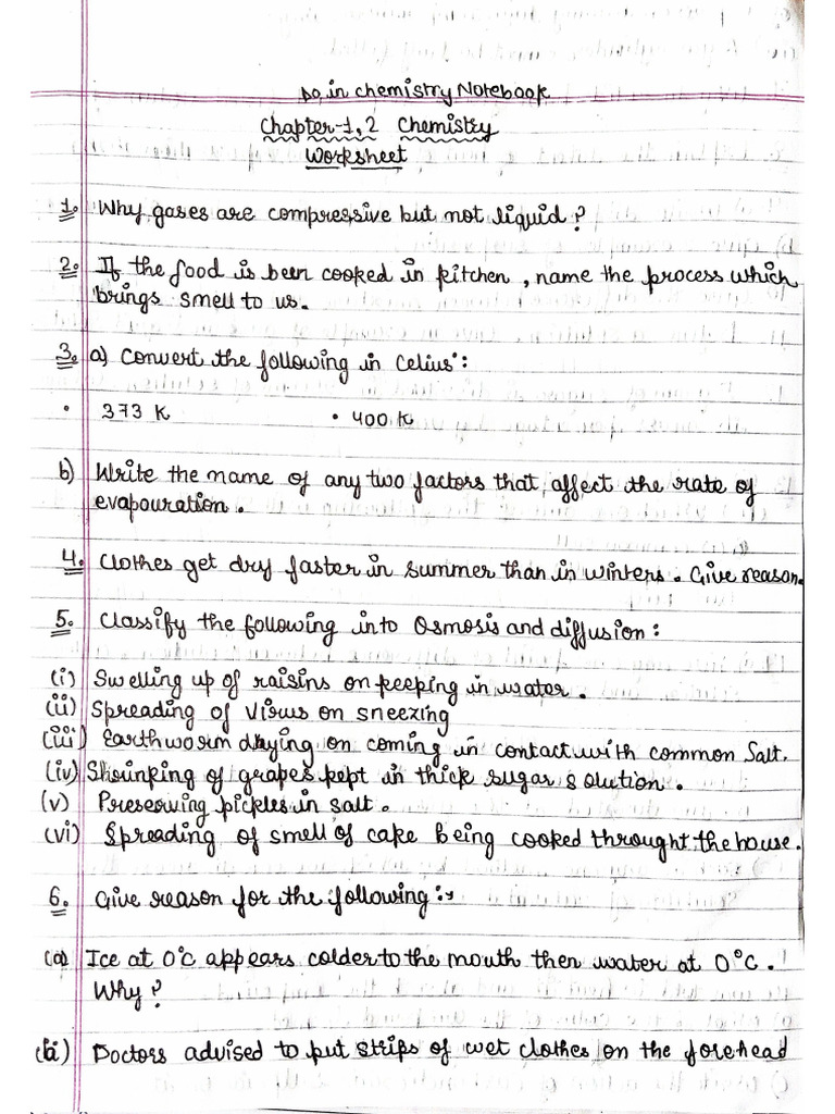 CH 1&2 Worksheet | PDF