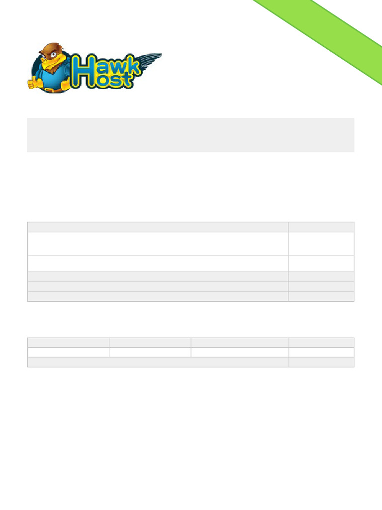 Hawk Host Invoice #1400428 Summary | PDF | Financial Services ...