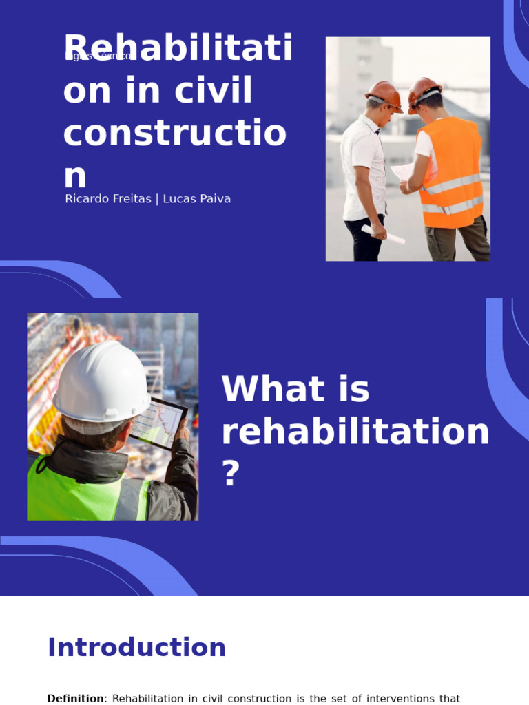 Rehabilitation in Civil Construction | PDF | Efficient Energy Use ...