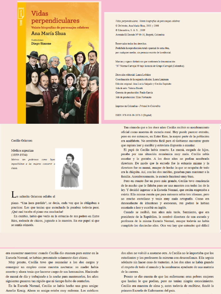 Biografias Taller Literatura Secundaria Semper | PDF