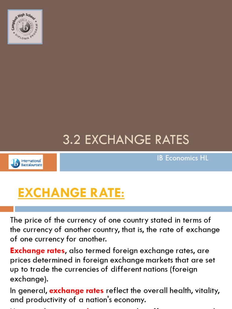 Understanding Exchange Rates and PPP | PDF | Currency Appreciation And ...