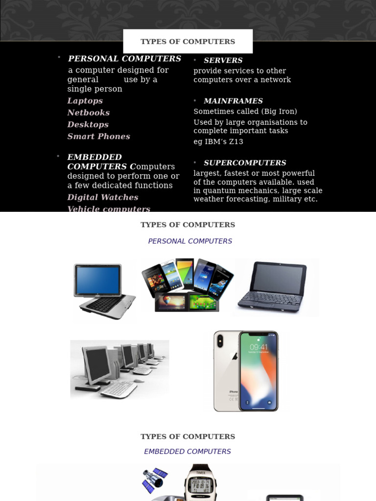 Types of Computers | PDF