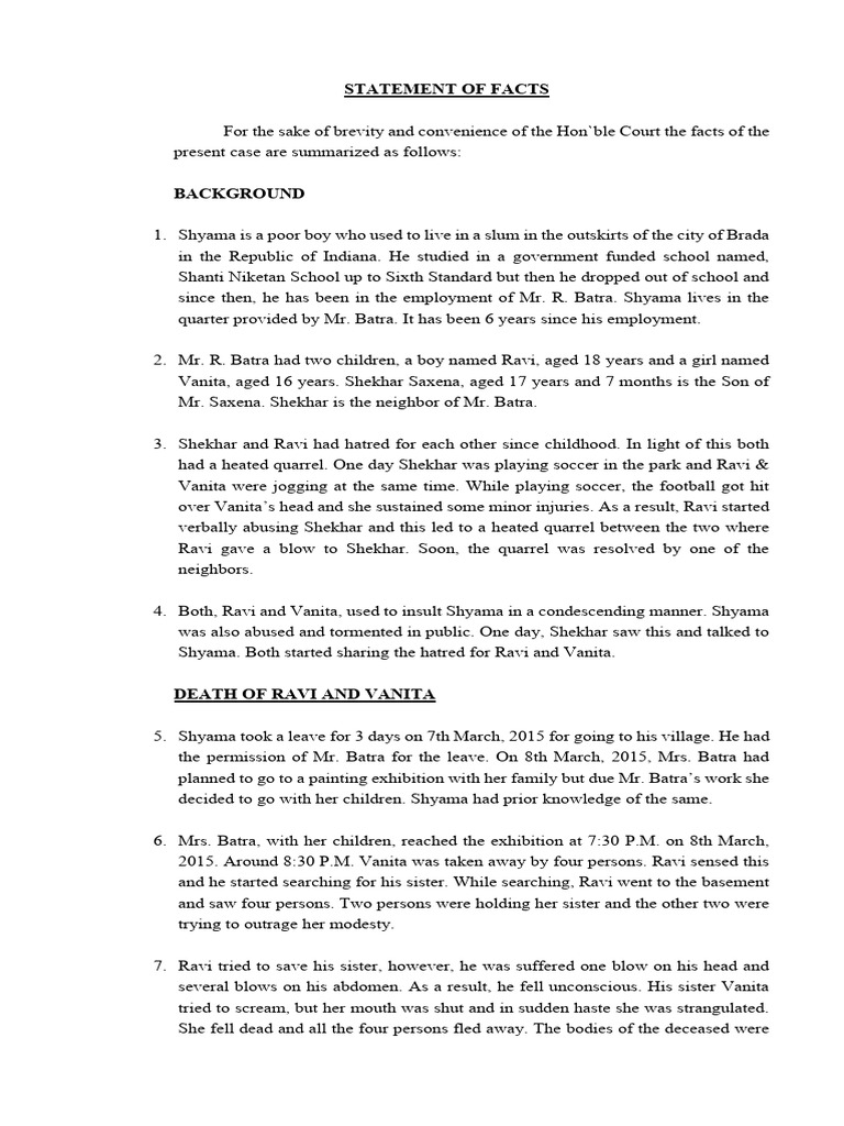 Criminal Moot Problem | PDF | Criminal Justice | Crime & Violence