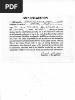 Edistrict Self Declaration Odiaportal - in | PDF