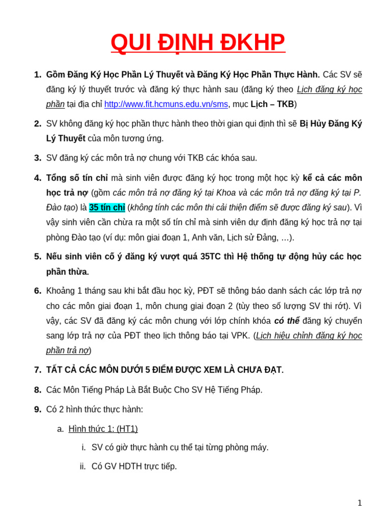 Qui Dinh DKHP | PDF