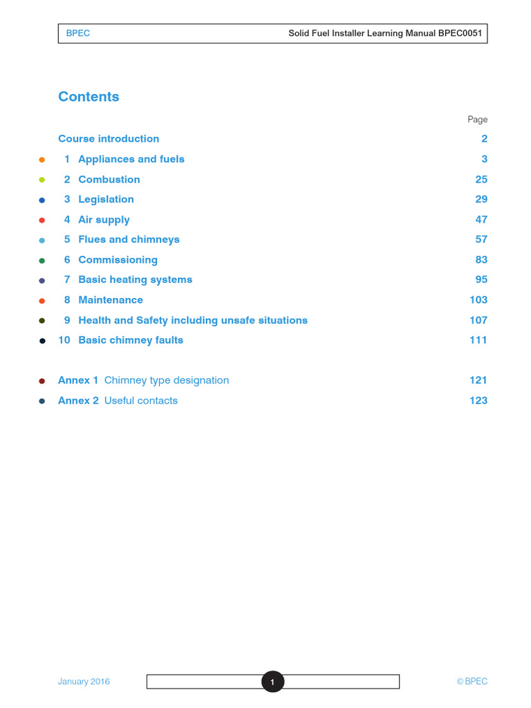 BPEC0051 3322 Solid Fuel Installer Shop | PDF | Chimney | Water Heating