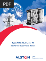 VAX Trip Circuit Supervision Relay | PDF | Relay | Power (Physics)