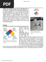 NFPA 704 Hazardous Materials Identification System | PDF | Combustion ...