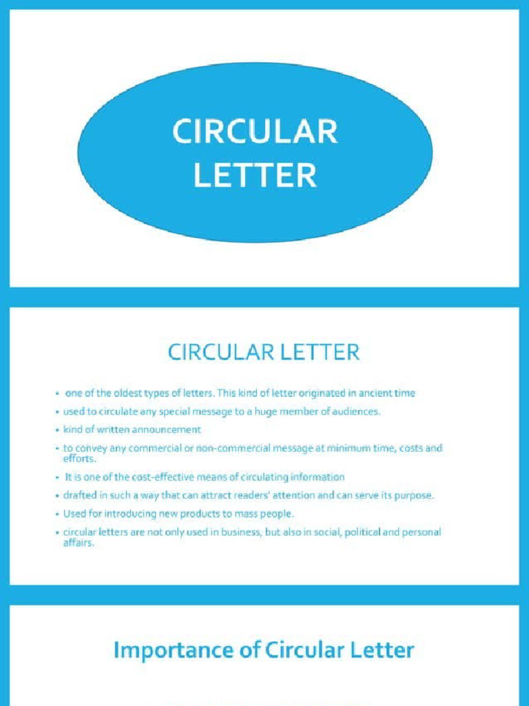Circular | PDF