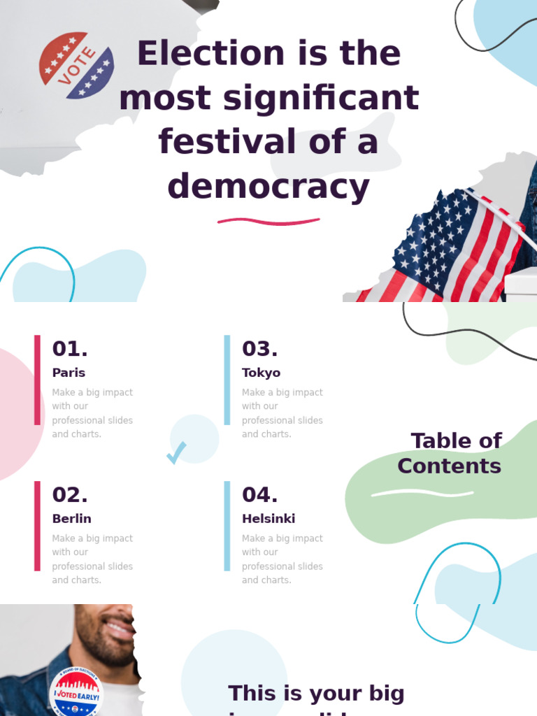 Voting Day Presentation Blue Variant | PDF | Infographics ...