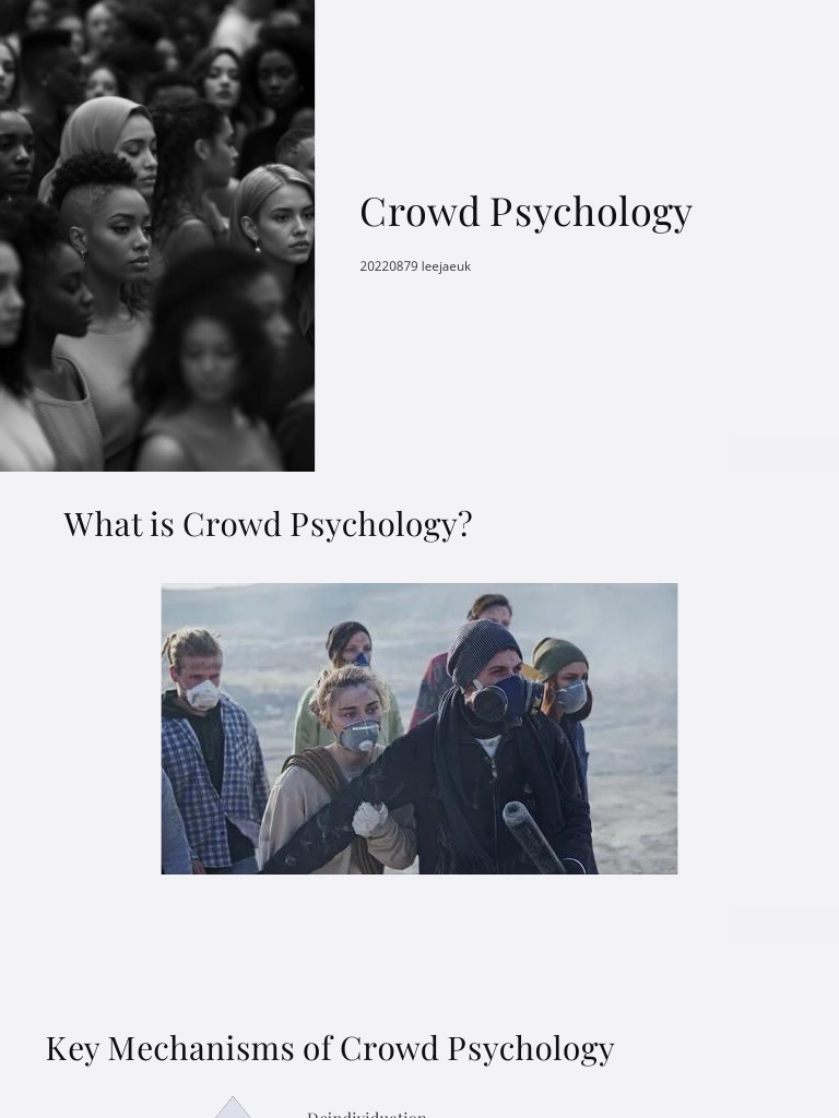 Understanding Crowd Psychology Mechanisms | PDF