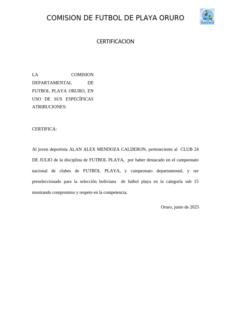 Certificacion Alan | PDF