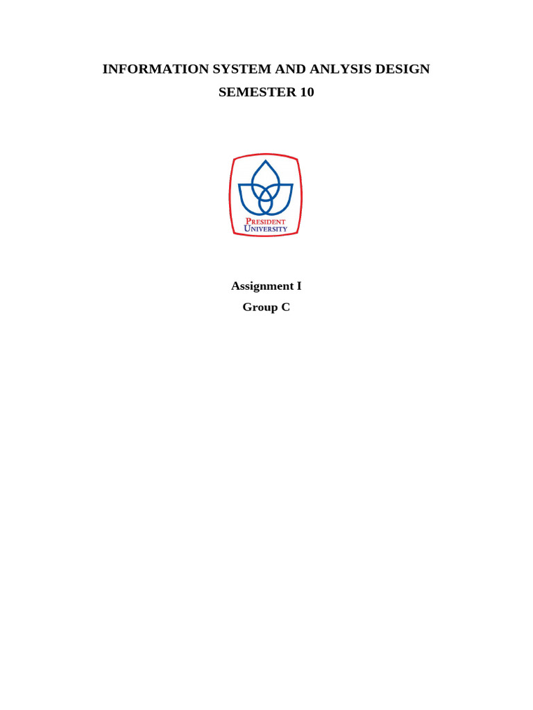 Information System and Anlysis Design | PDF