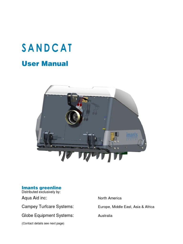 Campey - Imants Sandcat - Operators Manual | PDF | Tractor ...