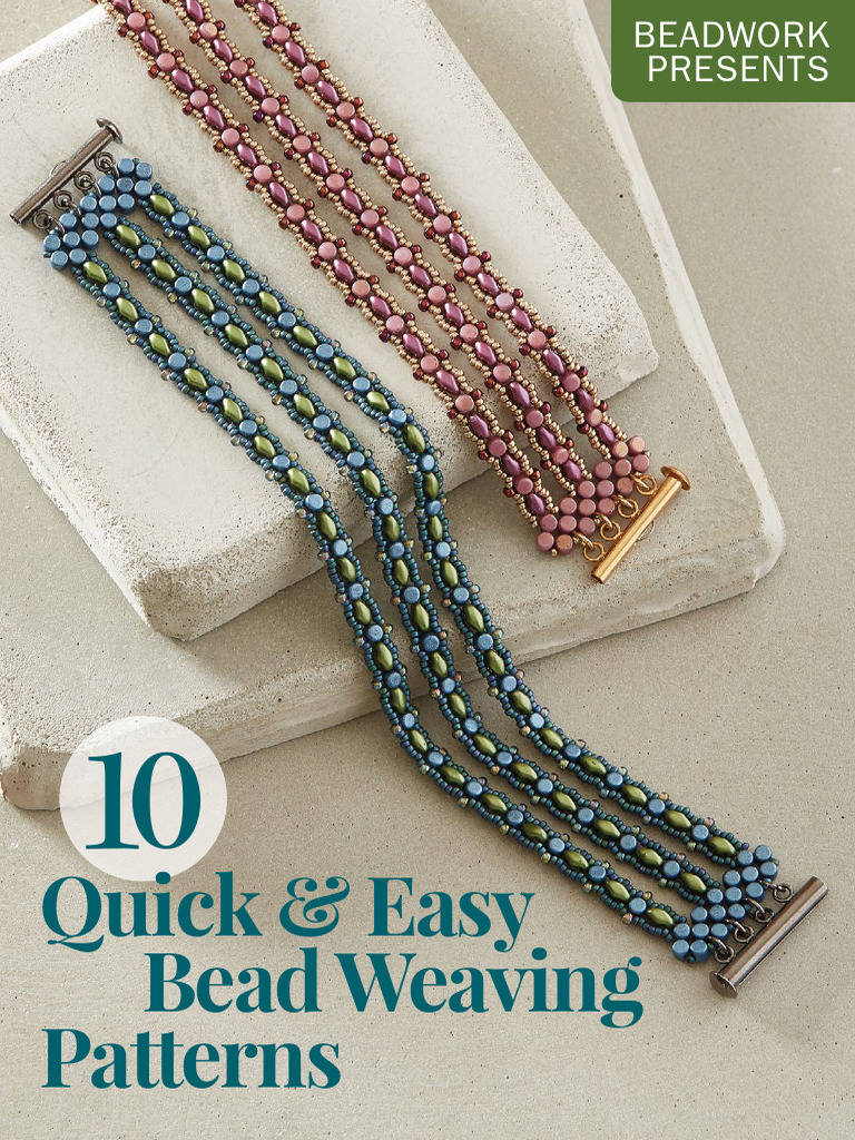 10 Quick Easy Bead Weaving Patterns | PDF | Beadwork | Bead