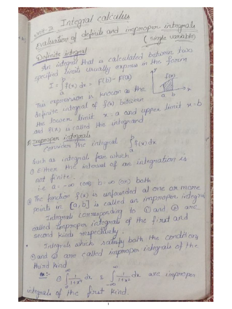 A. Cal Integral Calculus | PDF