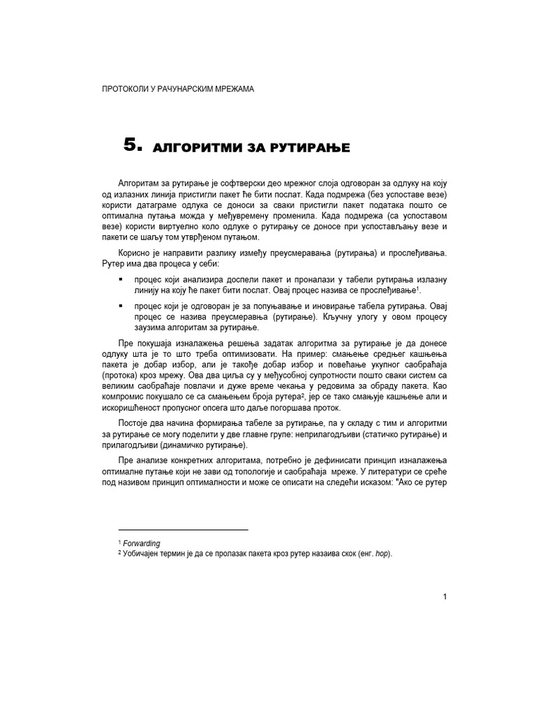 Protokoli Rutiranje 2008 | PDF