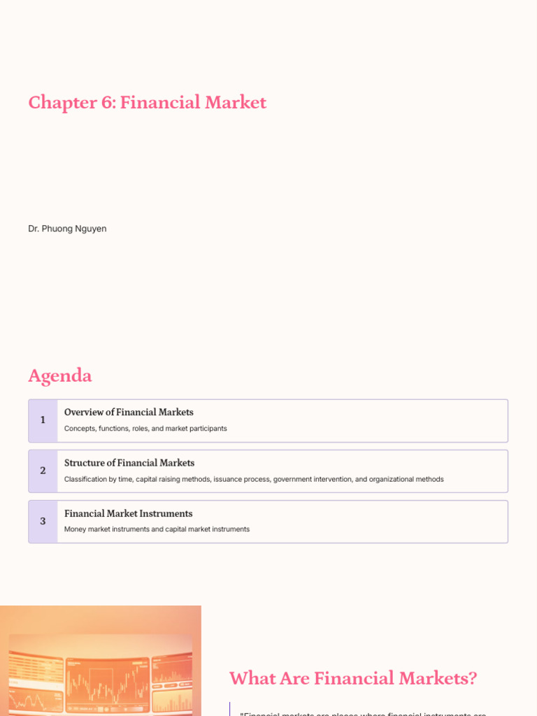 Chapter 6 Financial Market | PDF | Bonds (Finance) | Stocks