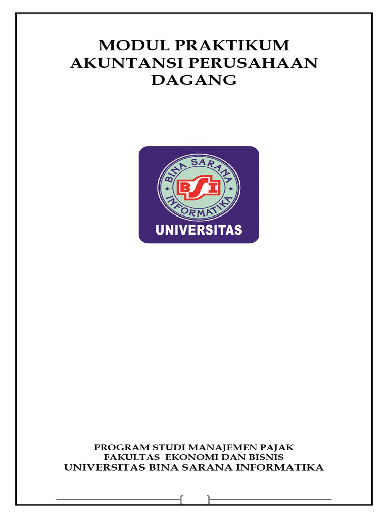 Modul Akuntansi Perusahaan Dagang | PDF