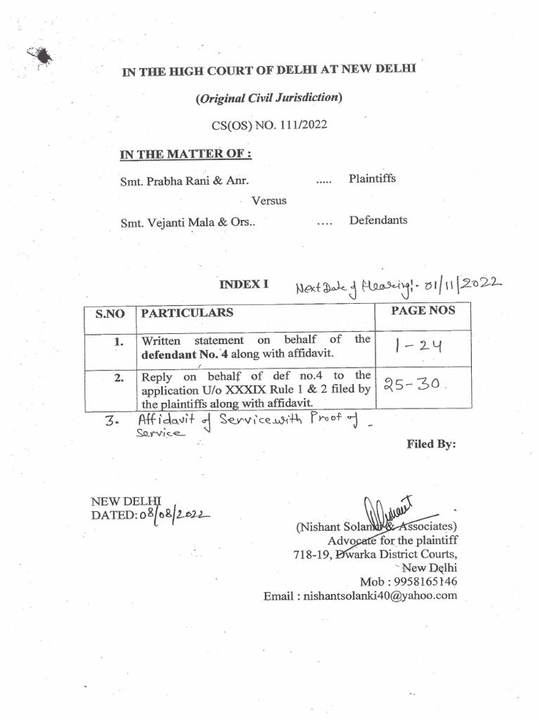 Written Statement | PDF