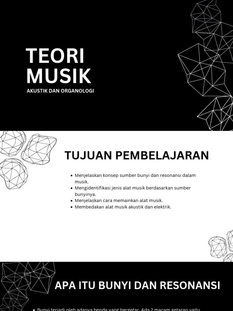 Teori Musik: Akustik dan Organologi | PDF