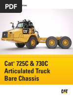 Caterpillar 740B Articulated Dump Truck Specs & Dimensions ...