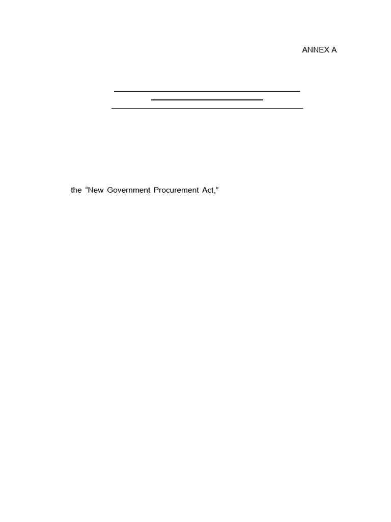 IRR of RA 12009: New Procurement Act | PDF