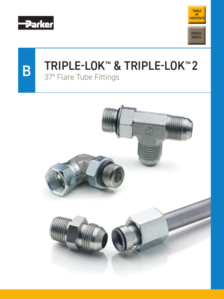 TRIPLE LOK™ & TRIPLE LOK™ 2 37° Flare Tube Fittings | PDF | Pipe (Fluid ...