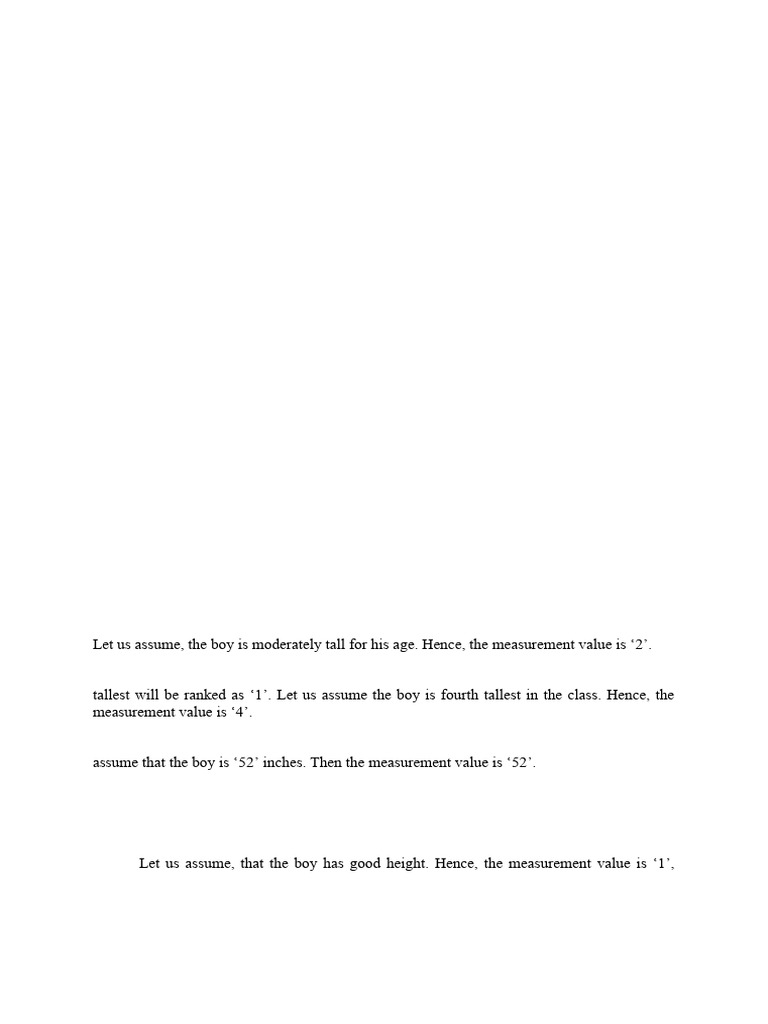 Nominal, Ordinal, Interval and Rating Scales | PDF | Level Of ...