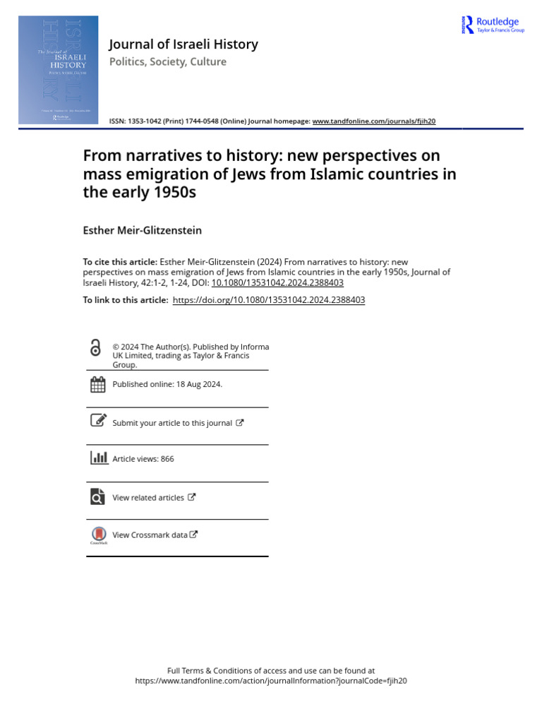 00-From Narratives To History - New Perspectives On Mass Emigration of ...