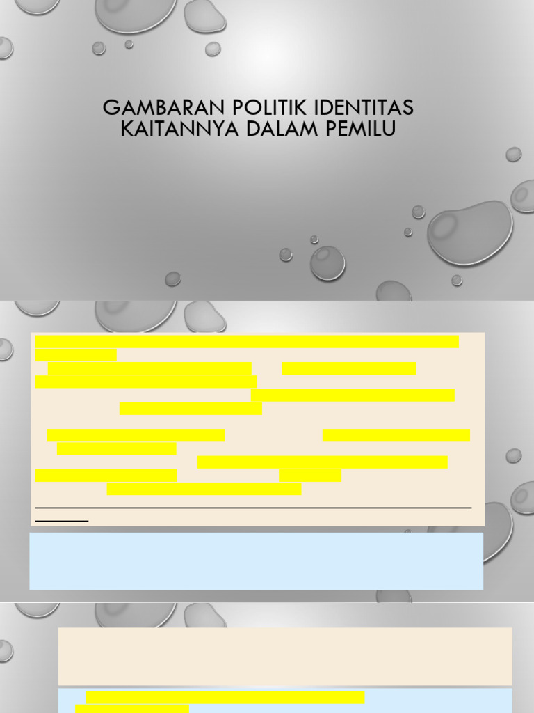 PERTEMUAN 6 Politik Identitas | PDF