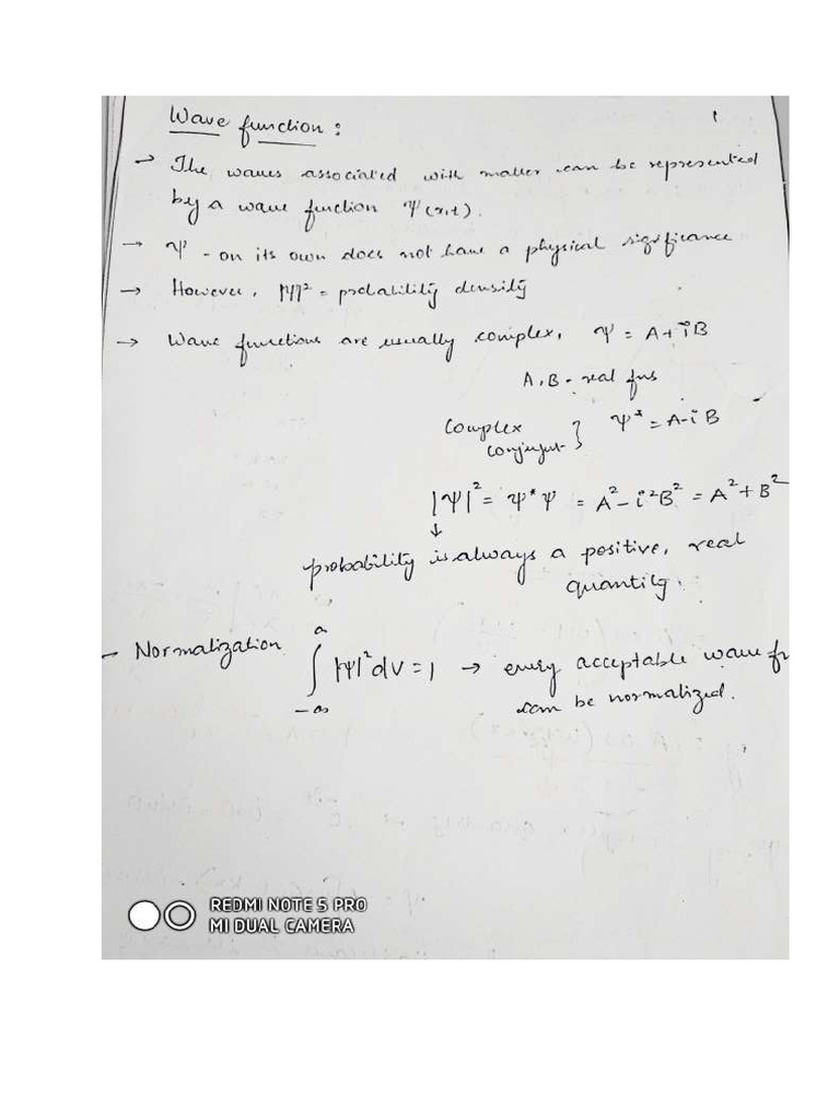 Wave Function | PDF