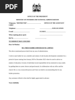 Chief Letter Head | PDF