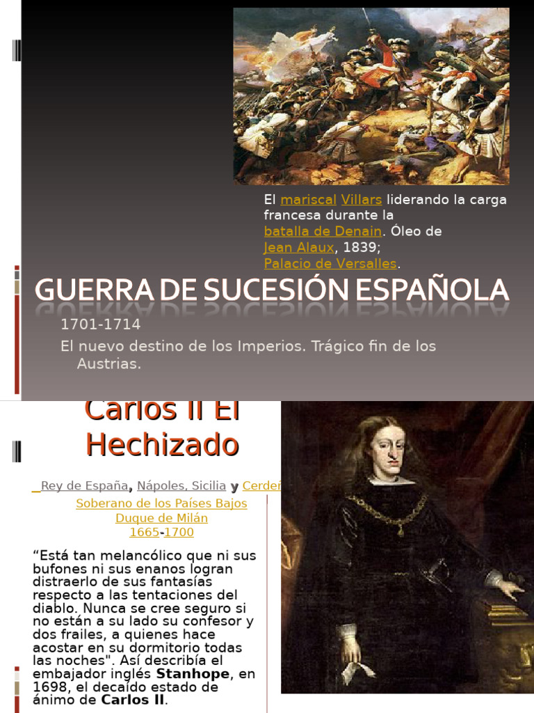 La Sucesión Española y Carlos II | PDF