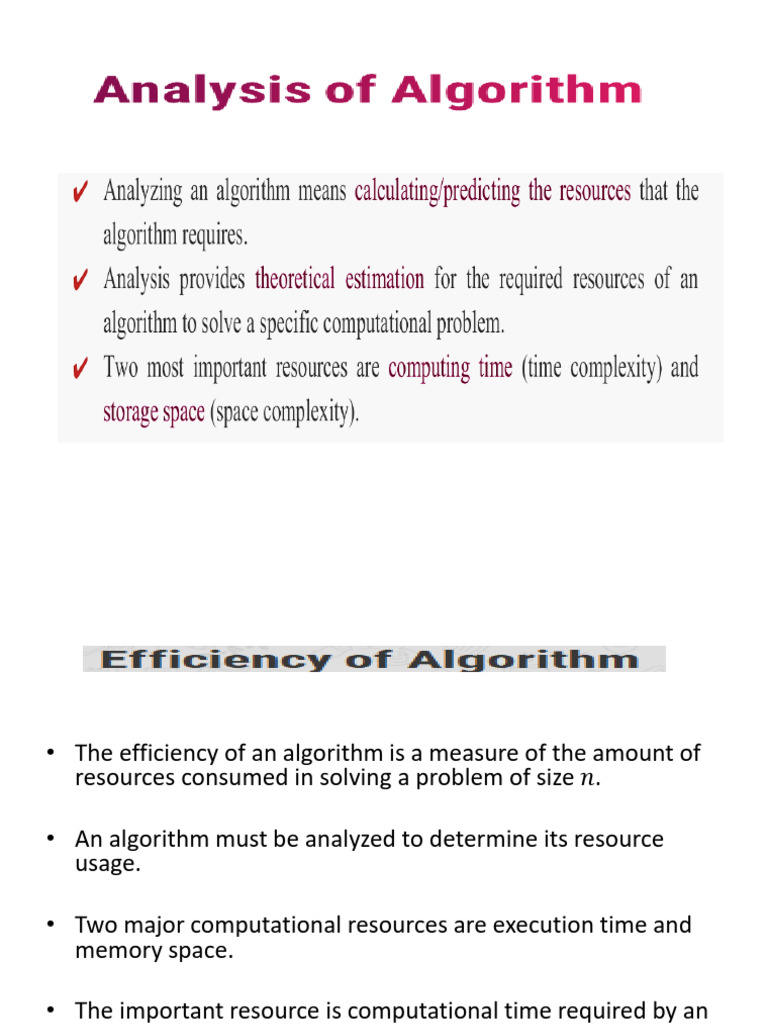 Analysis of Algorithm | PDF