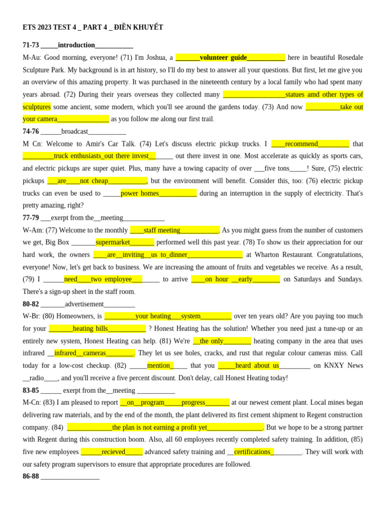 Ets 2023 Test 4 (P4) | PDF