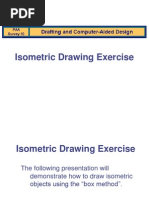 Isometric Drawing Exercise | PDF