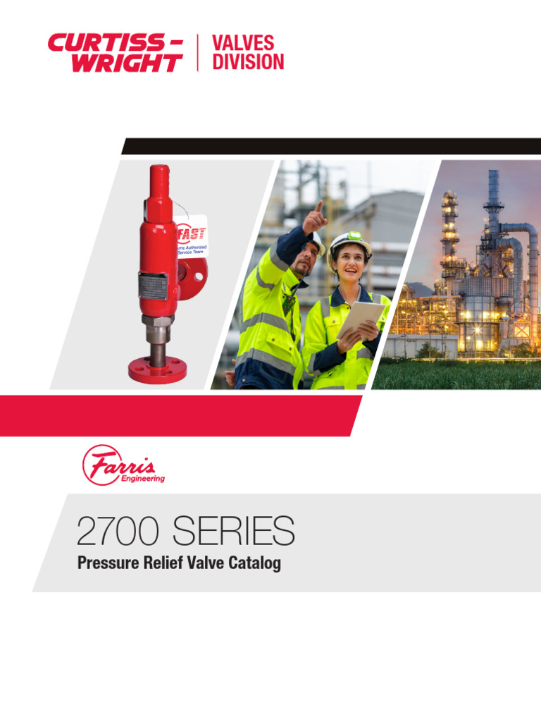 Farris 2700 Series Pressure Relief Valves | PDF | Valve | Stainless Steel