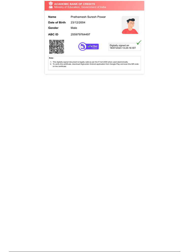 ABC ID Prathmesh Powar | PDF