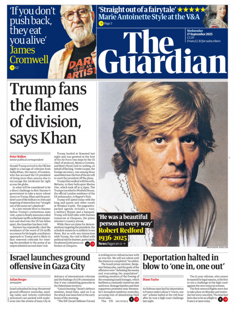The Guardian UK - 17 September 2025 | PDF