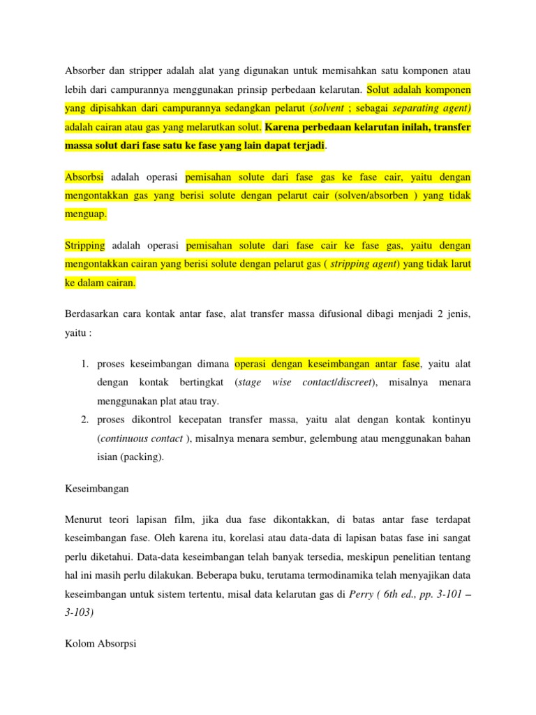 Kolom Absorber | PDF | Griya & Taman | Sains & Matematika