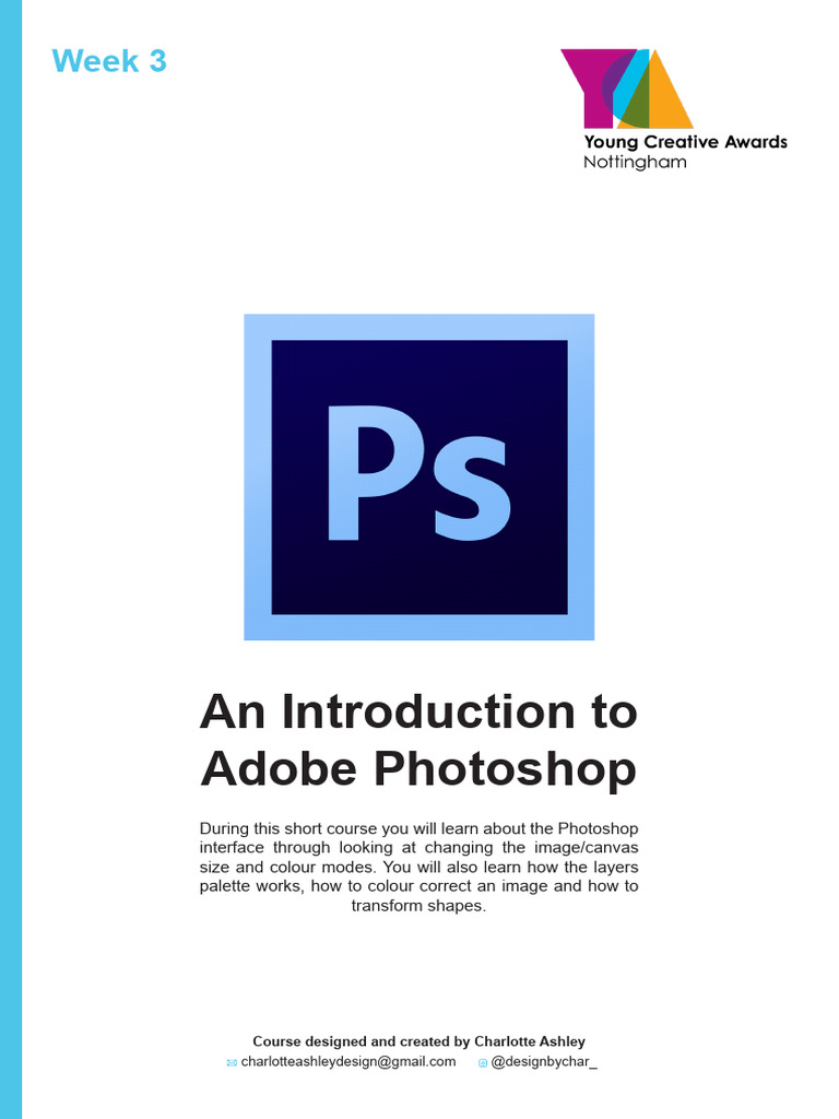 Photoshop Basics for Students | PDF | Adobe Photoshop | Image Editing